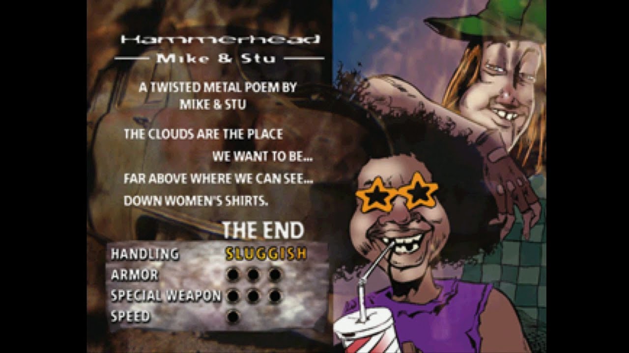 Twisted Metal 2 Hammerhead Playthrough - YouTube