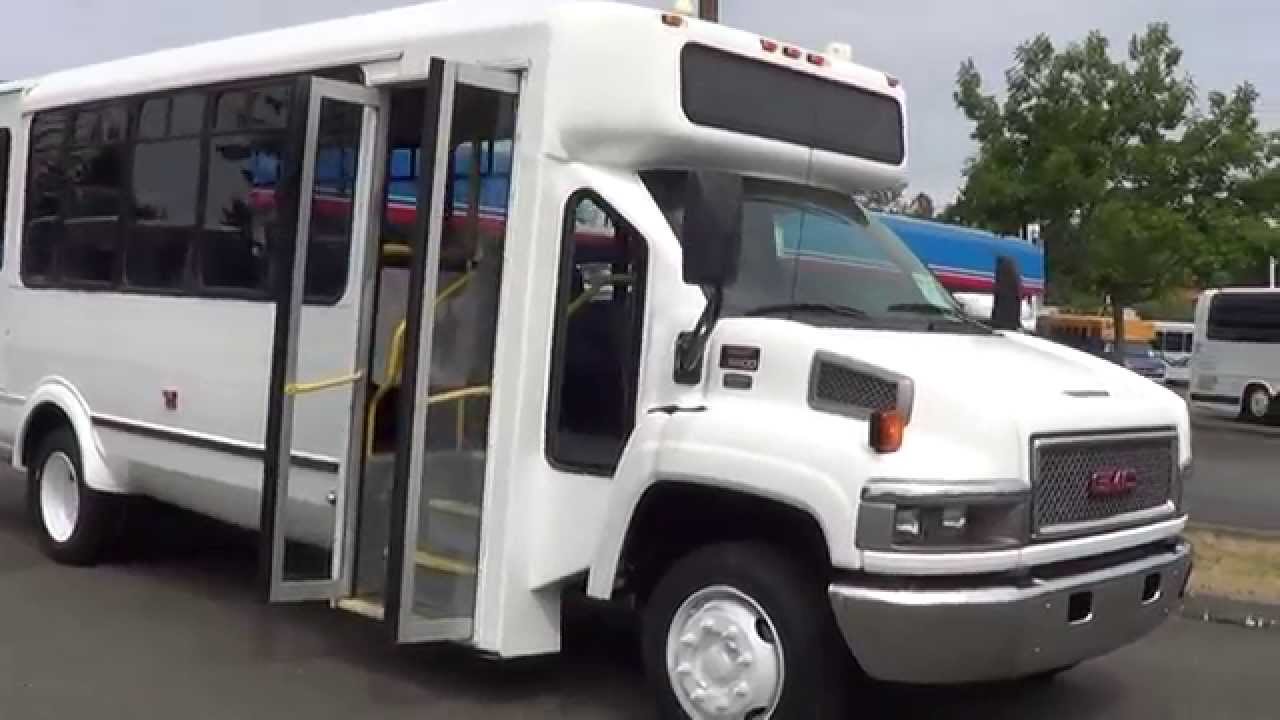 Northwest Bus Sales Used 2005 GMC C5500 ADA Shuttle Bus S26378 - YouTube