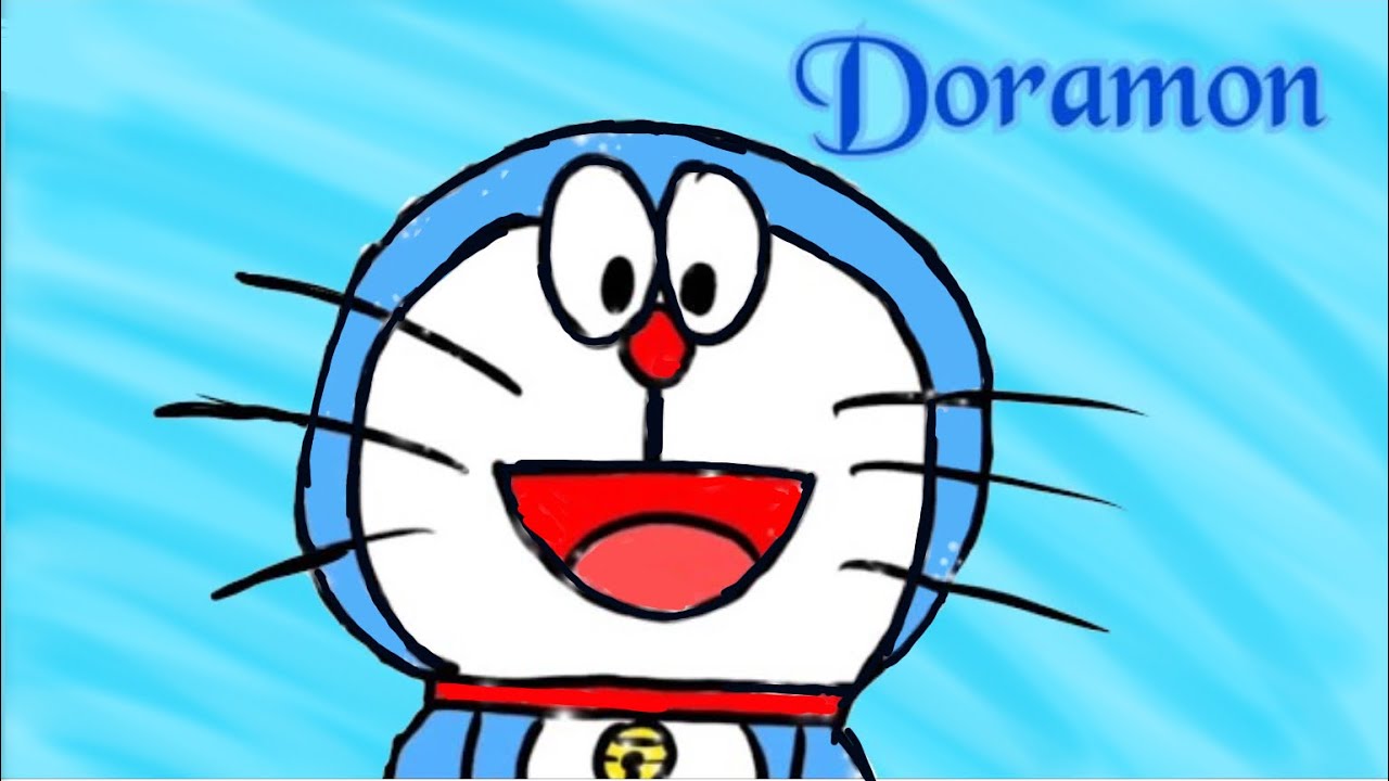 How to draw a doramon! With easy steps! - YouTube