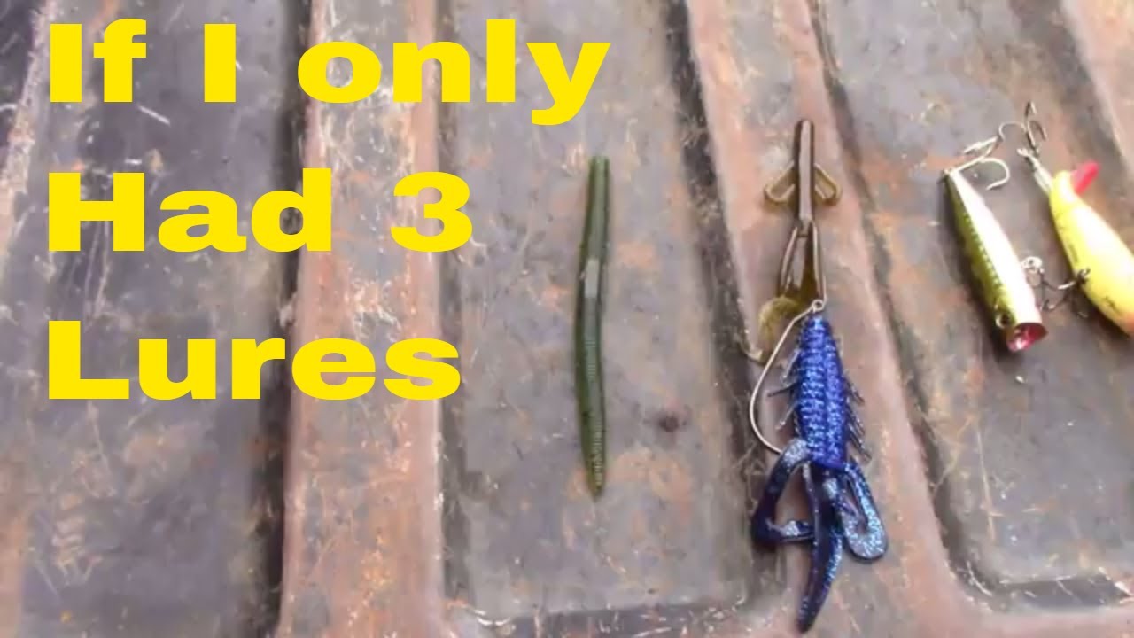 My Three Lures for Spring time Bass - YouTube