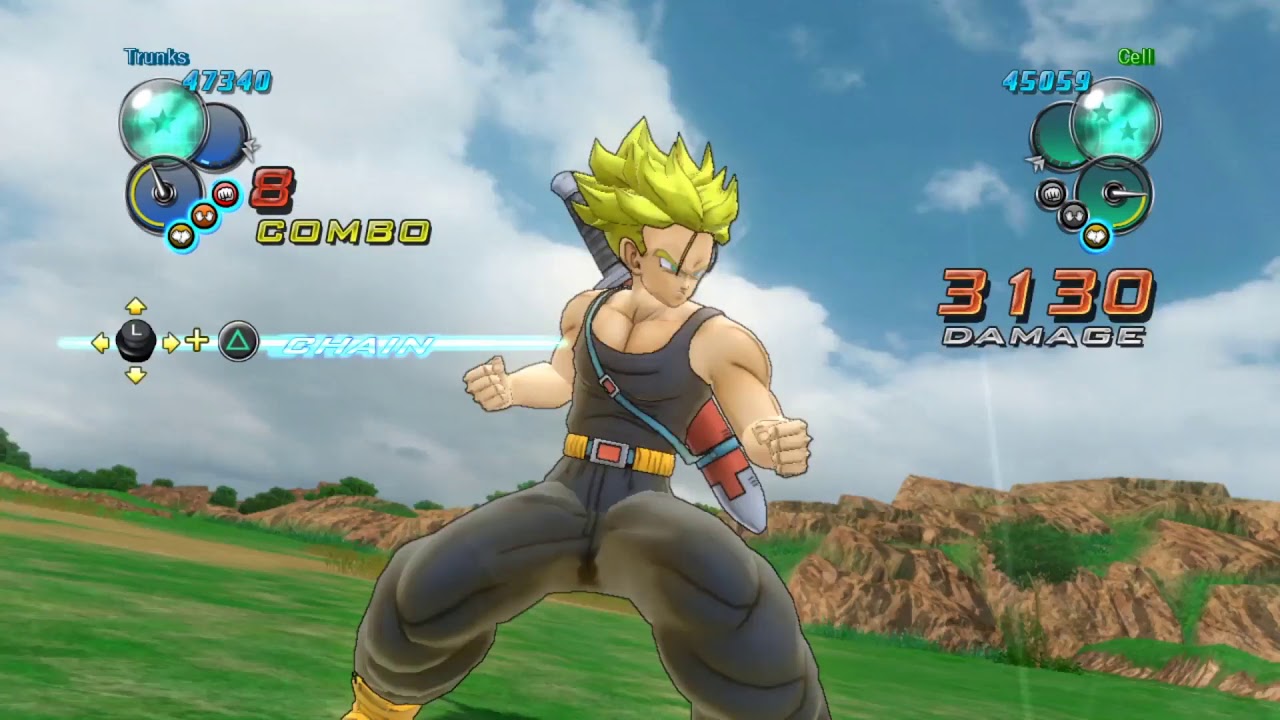 Dragon Ball Z: Ultimate Tenkaichi | SSJ Trunks VS Imperfect Cell (Part ...