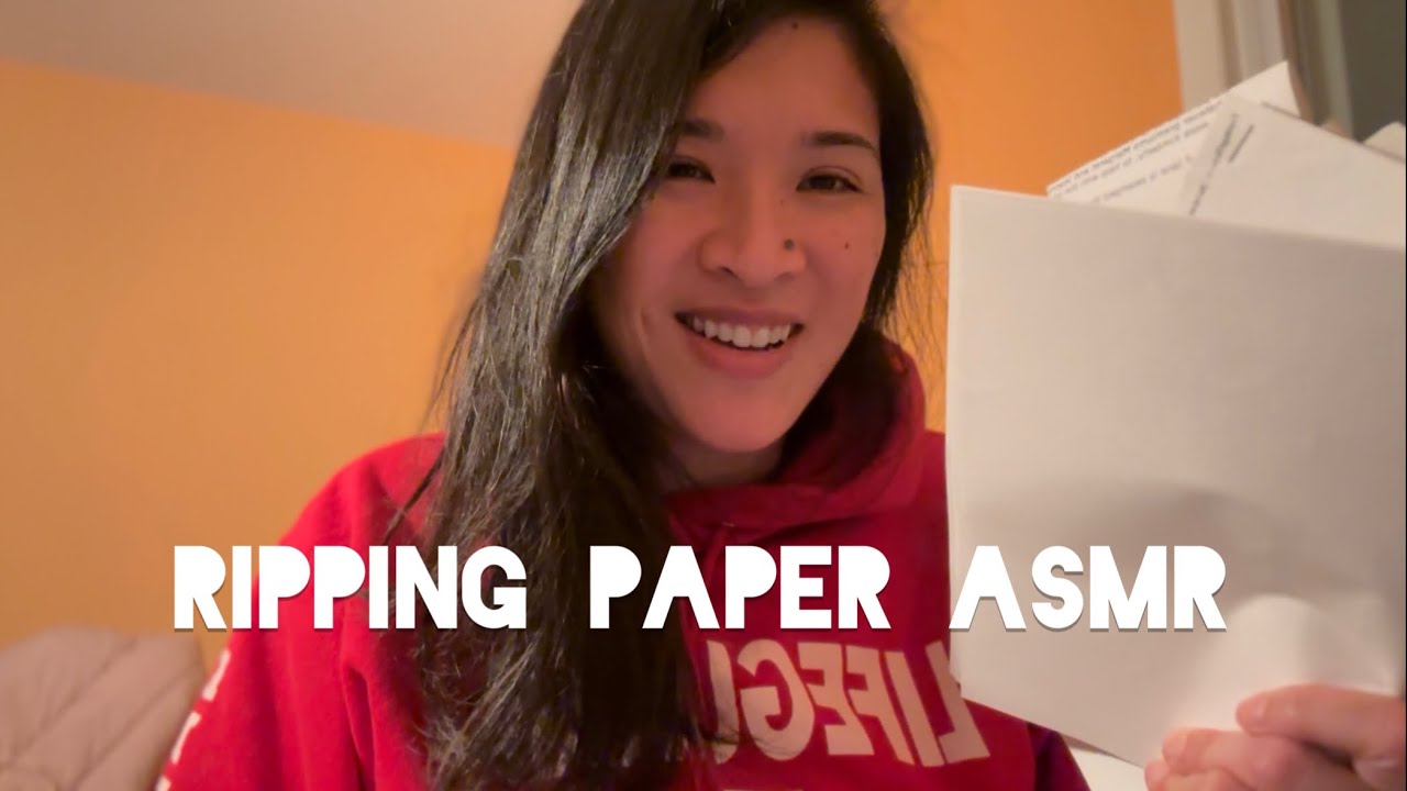 ASMR: keep me company while I go through some old paperwork! 🤓(ripping ...