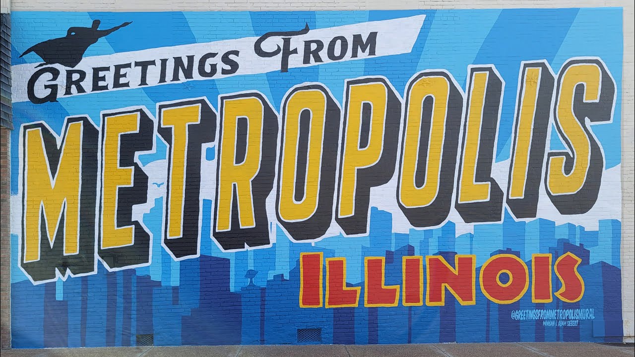T07-001 Home of Superman | Metropolis, IL | Paducah Kentucky's Wall to ...