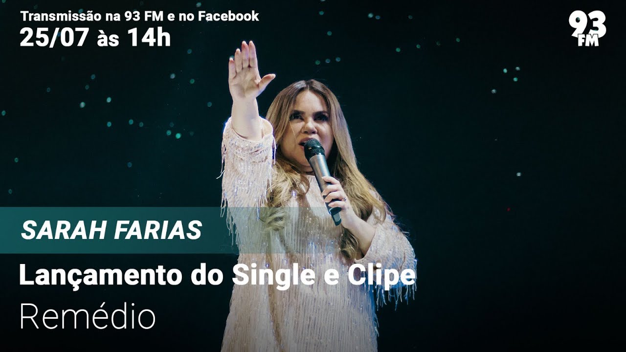 Sarah Farias - Lançamento do Single e Clipe "Remédio" - YouTube