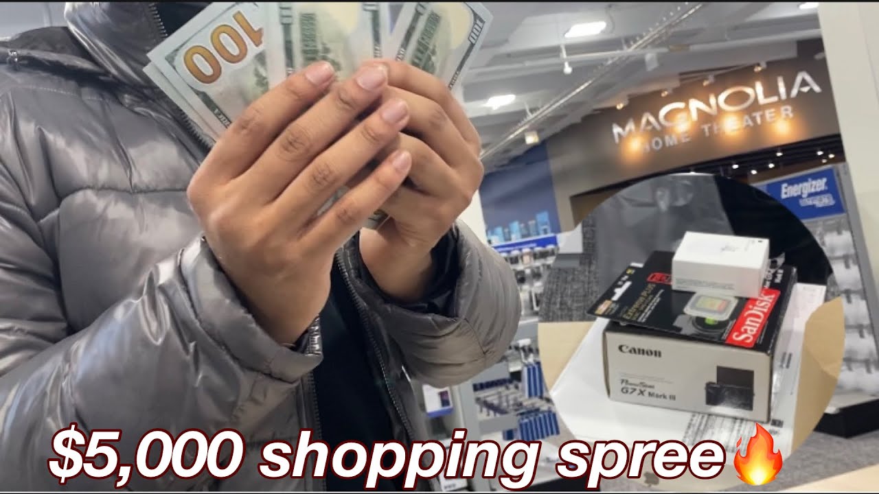 I went on a $5,000 dollar shopping spree at Best Buy 😱🔥 | I bought ...