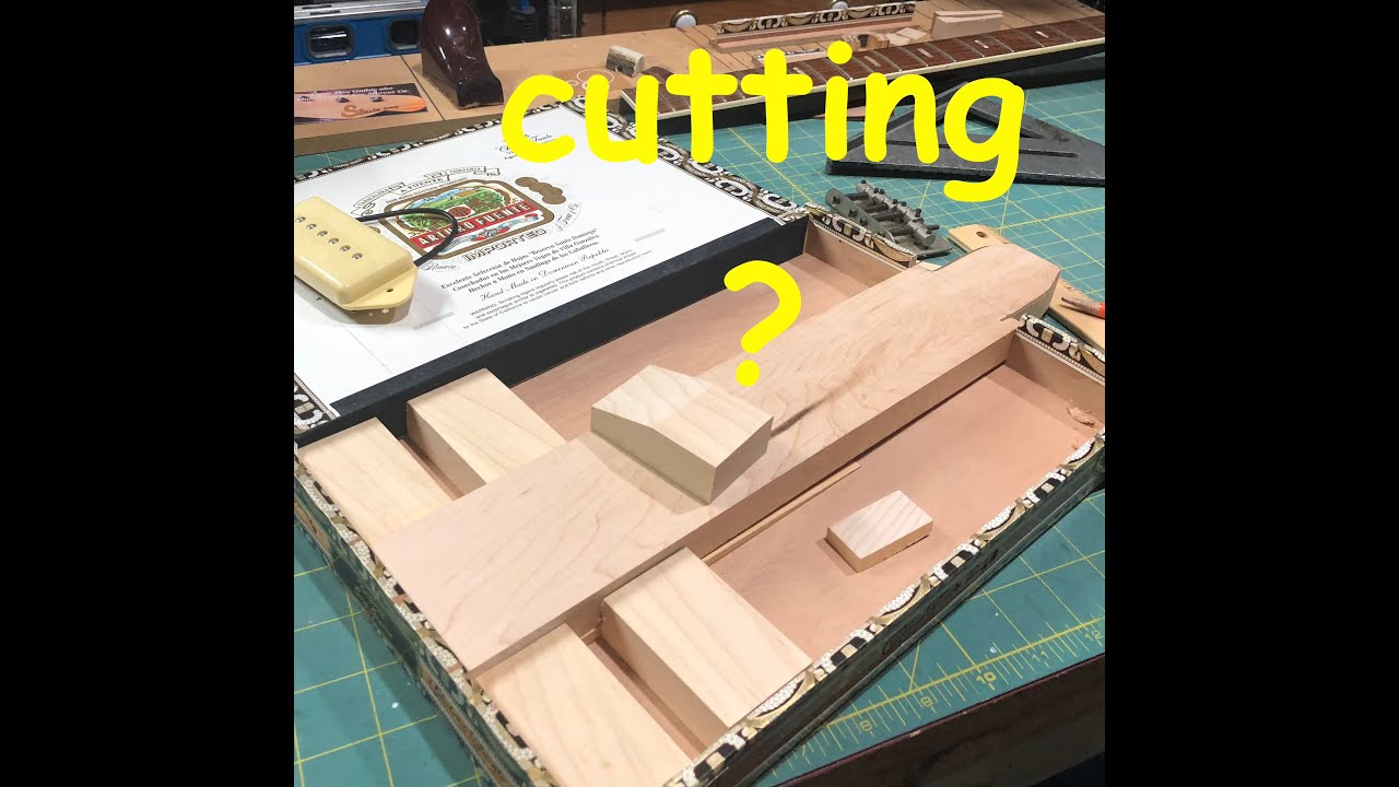 I Turn Junk Into Guitars Cutting parts - YouTube