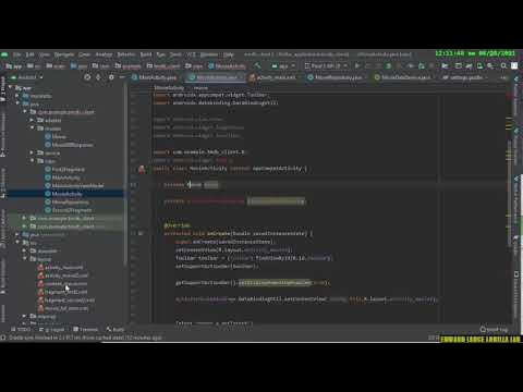 【ANDROID STUDIO】implement databinding TMDB Client APP - YouTube