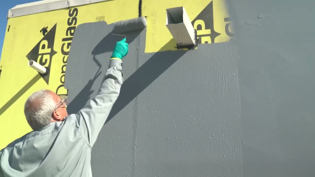 How to Roll Apply DEFENDAIR™ 200C Air and Weather Barrier Coating - YouTube