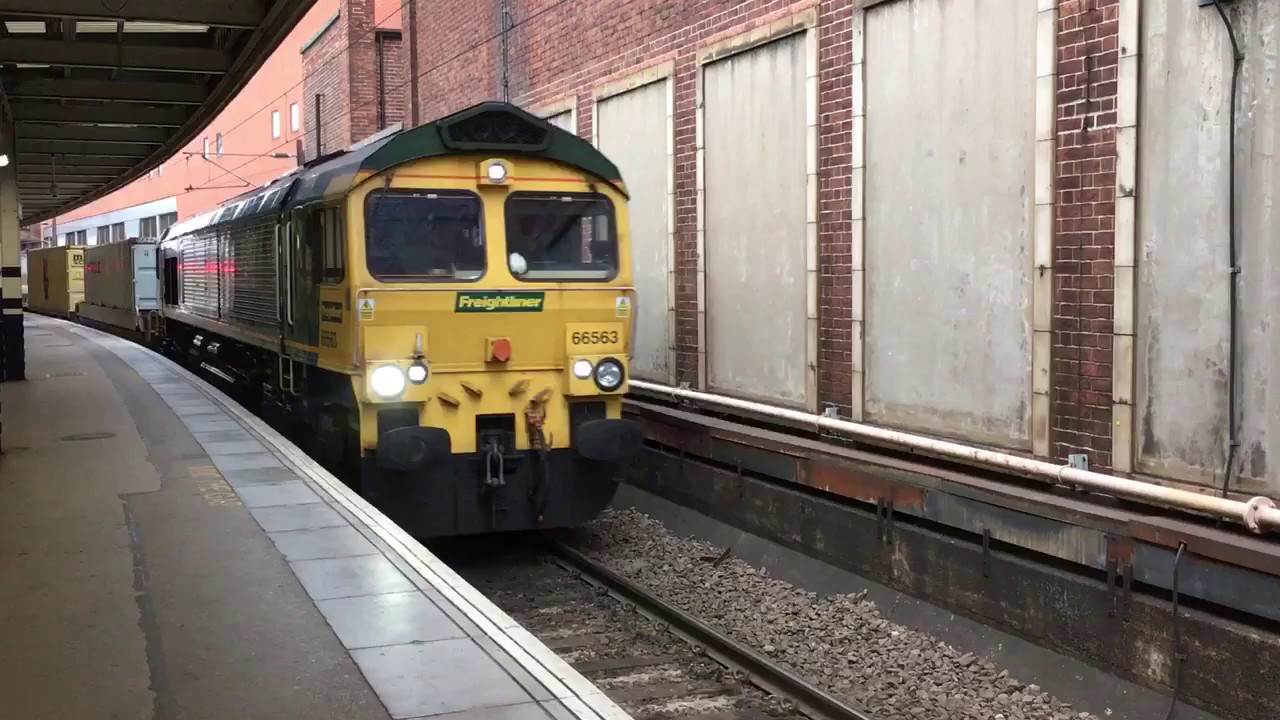 Freightliner 66563 At Doncaster From Tees Dock (Flt) To Felixstowe ...