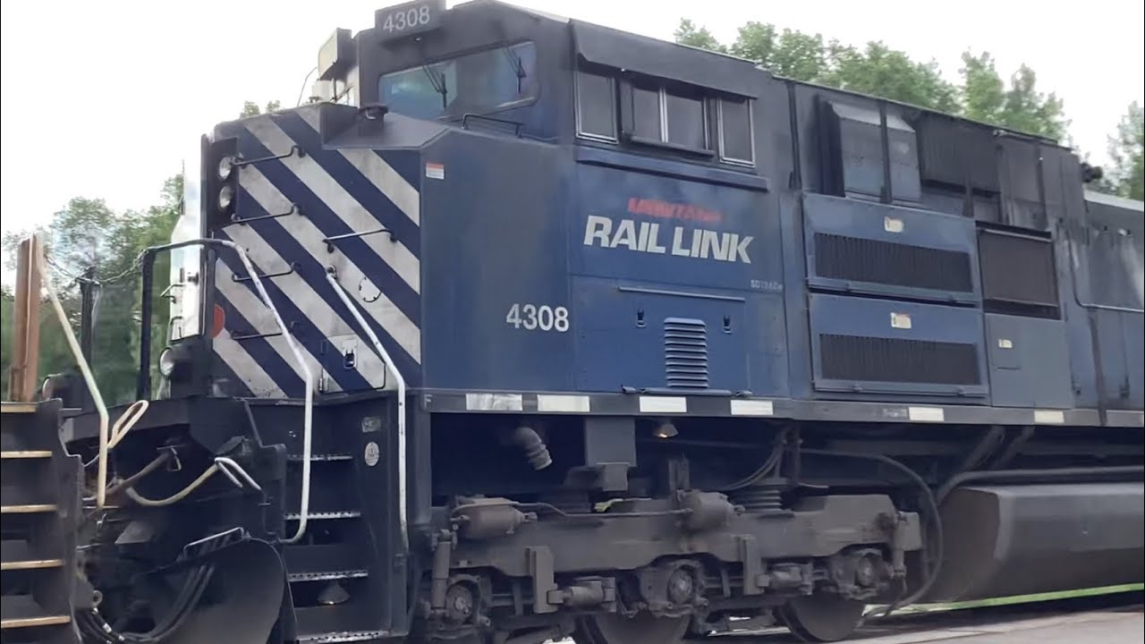 Montana rail link 4308 in Carlton Minnesota!!!! (RARE) - YouTube