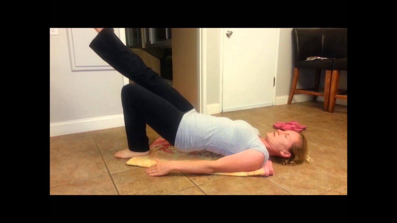 Step, Stand heel lift, one leg bridge - YouTube