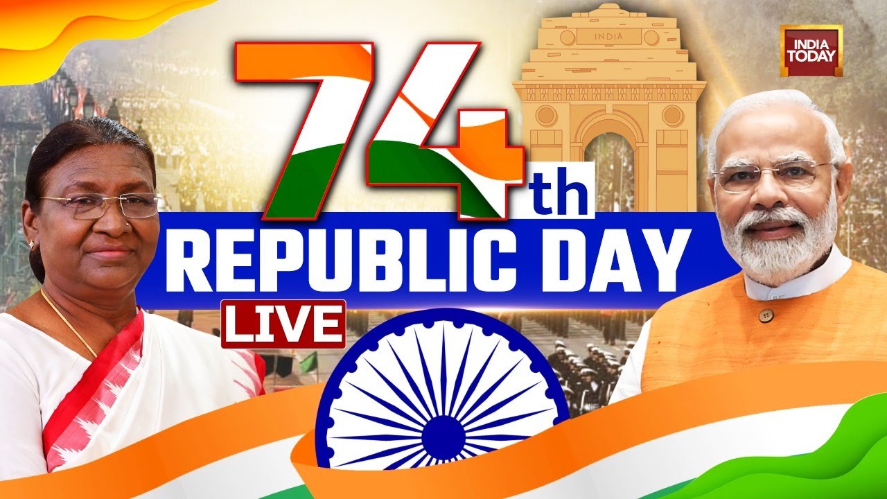 LIVE Republic Day Updates : 1st Republic Day Parade On Kartavya Path ...