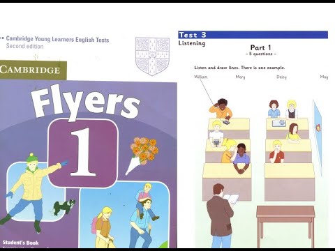 Flyers 1 - Test 3 (with answer keys) Có kèm đáp án cuối mỗi phần - YouTube