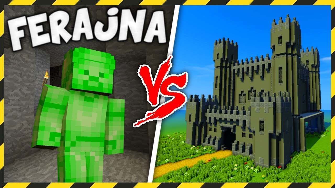 Minecraft FERAJNA: JAK OBRONIĆ SIĘ PRZEZ ZIELONYM STEVEM *zniszczył nam ...