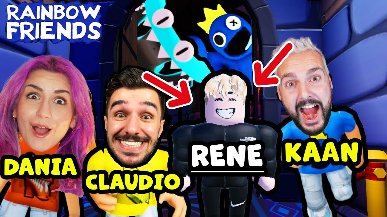 KAAN, DANIA, RENE & CLAUDIO SPIELEN GEMEINSAM RAINBOW FRIENDS CHAPTER 2 ...