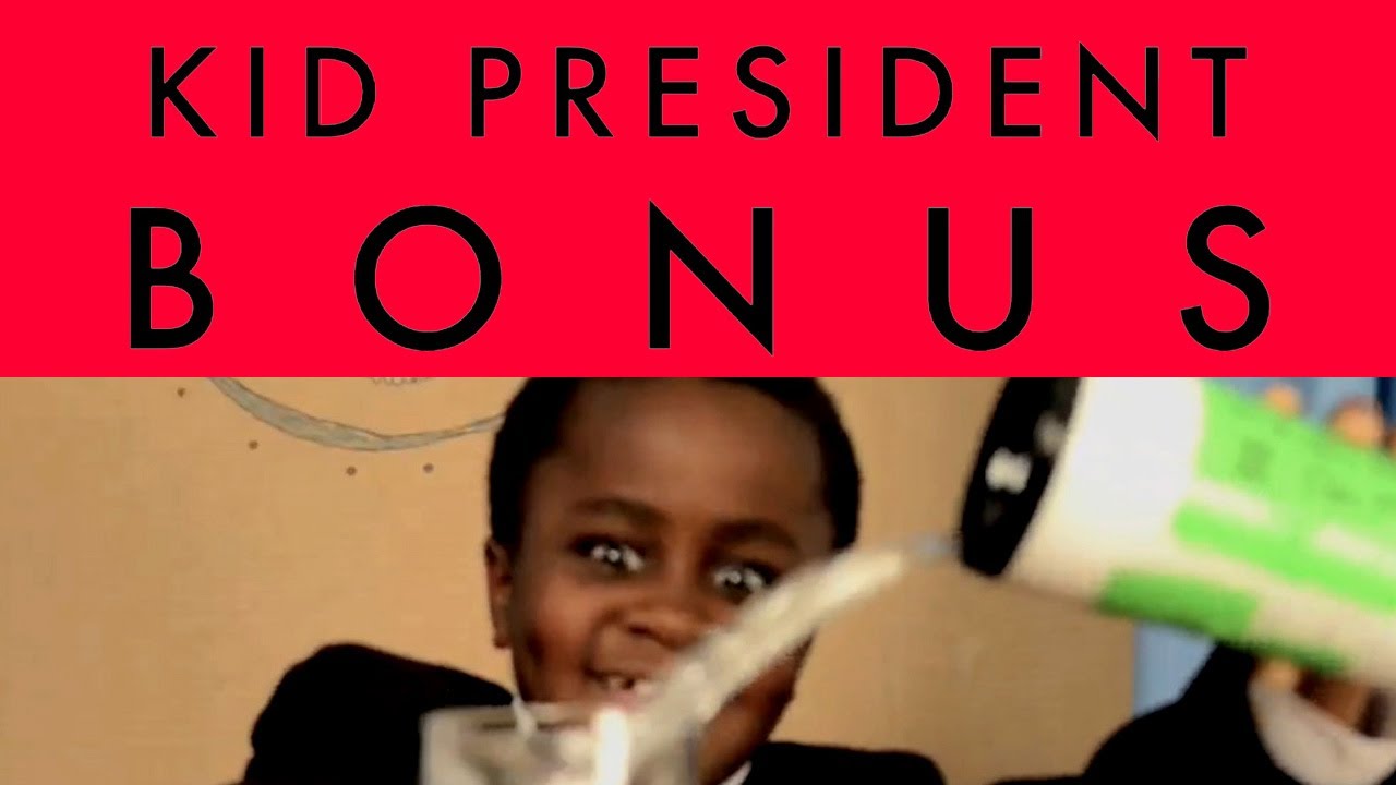 BONUS! Kid President Defies Gravity! - YouTube