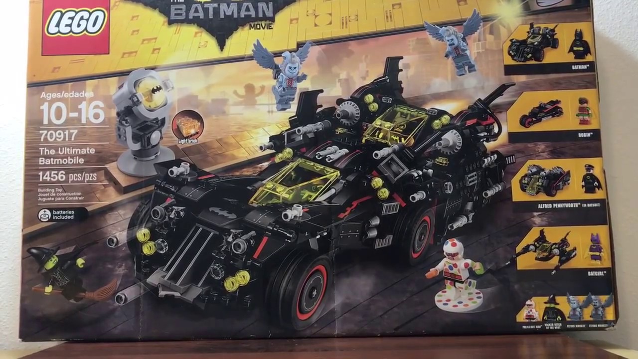 Lego Batman Movie Ultimate Batmobile Set Review!!! 🦇 - YouTube