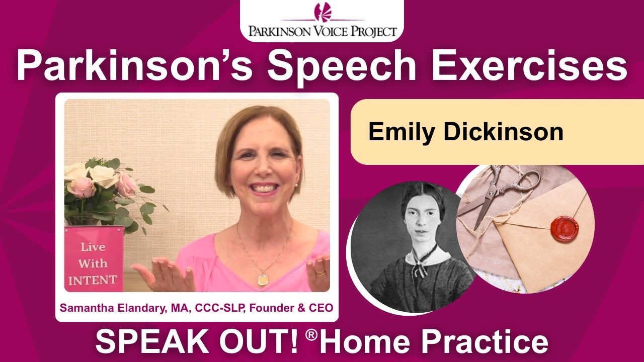 SPEAK OUT! Home Practice Sessions: EMILY DICKINSON - YouTube
