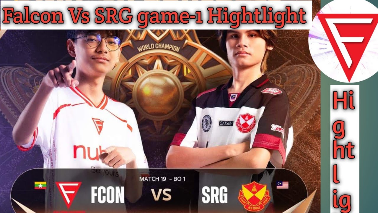 Falcon esports Vs SRG game-1 #highlights #m6worldchampionship # ...