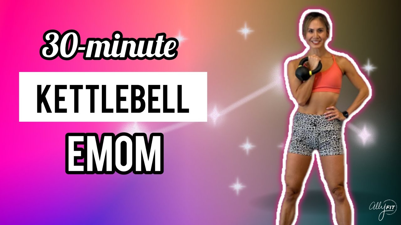 30 Minute Kettlebell Emom Full Body Workout Youtube