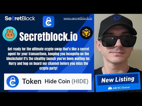 $HIDE - HIDE COIN CRYPTO TOKEN MEXC GLOBAL BNB BSC SECRETBLOCK ...