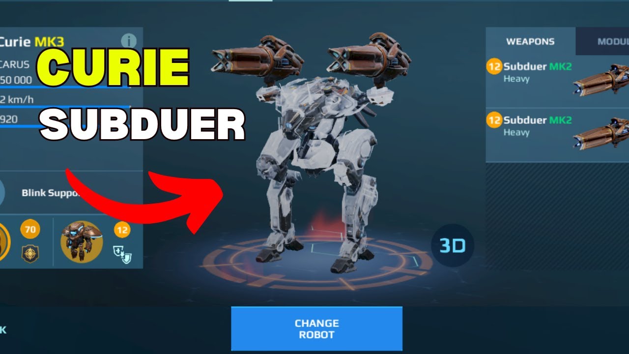 Curie Subduer Ultimate Brawler! (War Robots) How Good Is It? + Shifang ...