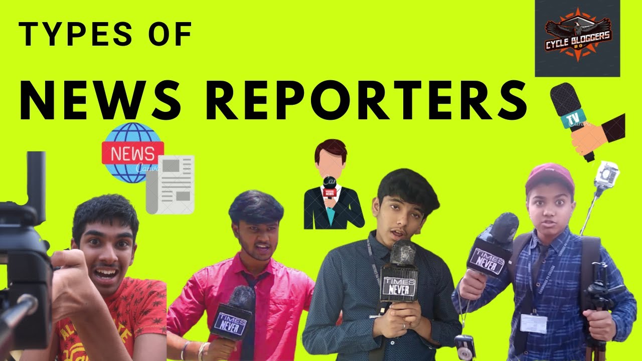 Types of news reporters (during co-vid 19) - Cycle Bloggers - YouTube