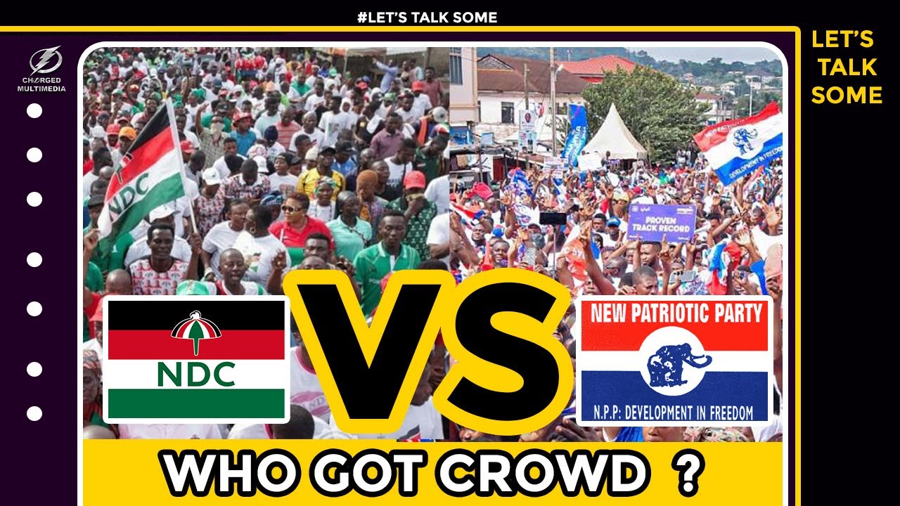 Npp VS Ndc, BAWUMIA, vs MAHAMA, Who Wins When It Comes To Crowd ? - YouTube