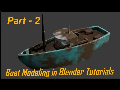 Boat Modeling in Blender Tutorials Part - 2 - YouTube
