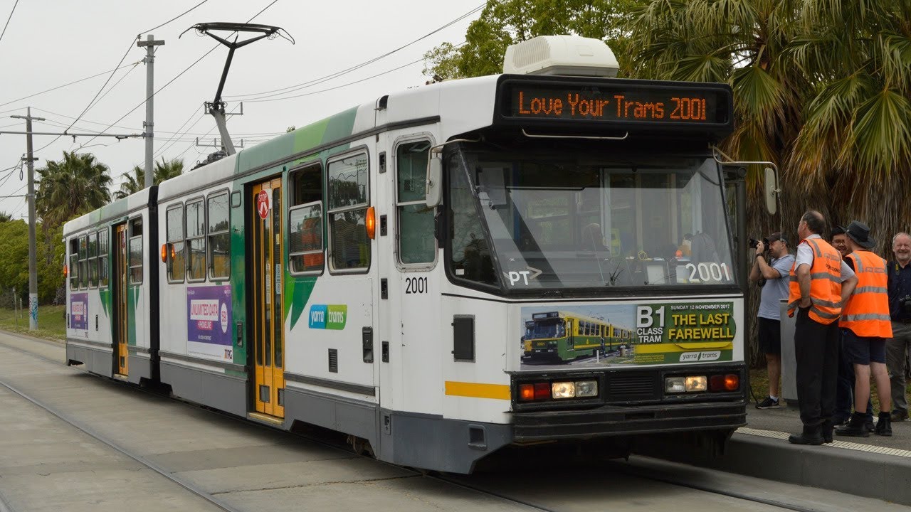 Farewell B1 Class Tram Tour - Melbourne Transport - YouTube