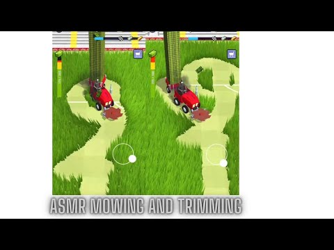 ASMR DIY Mowing and Trimming Satisfying Game - YouTube