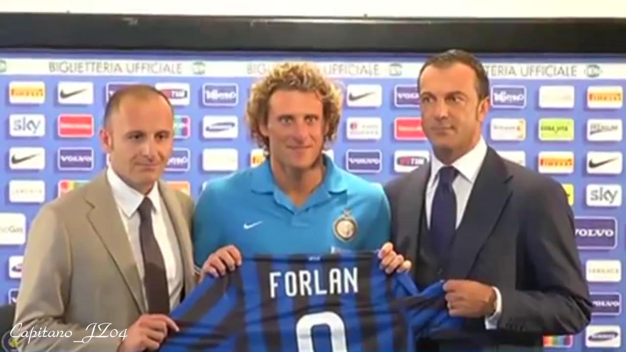 Diego Forlan All Goals For Inter Milan Cachavacha - YouTube