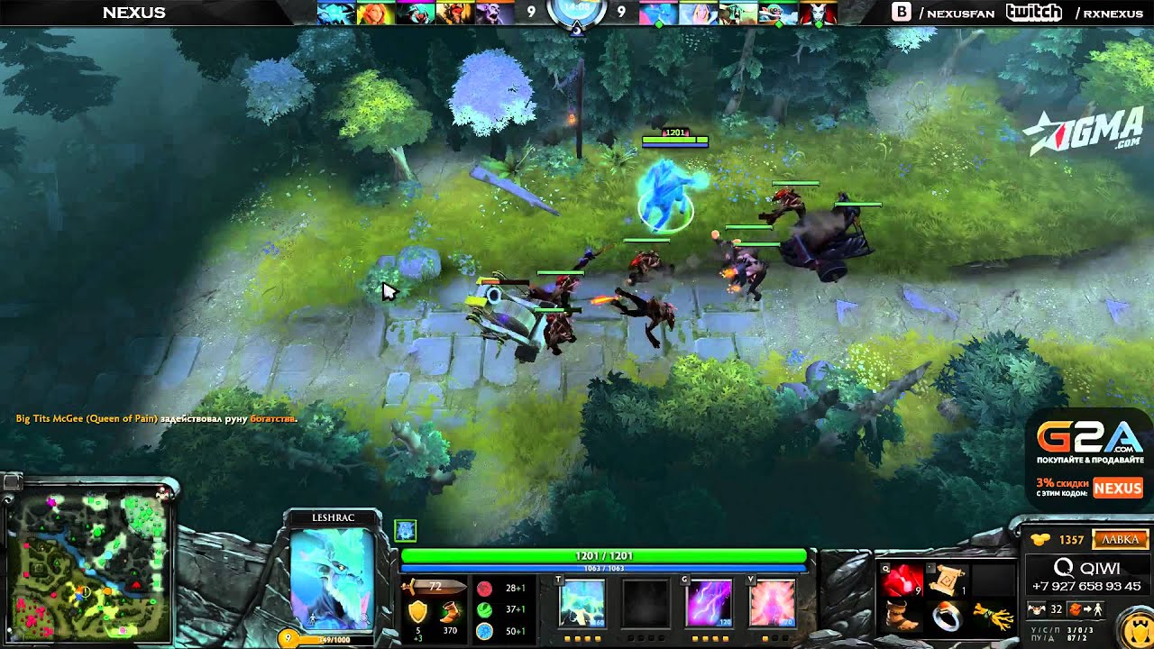 {Dota 2} Nexus plays Leshrac [03.06.2015] - YouTube