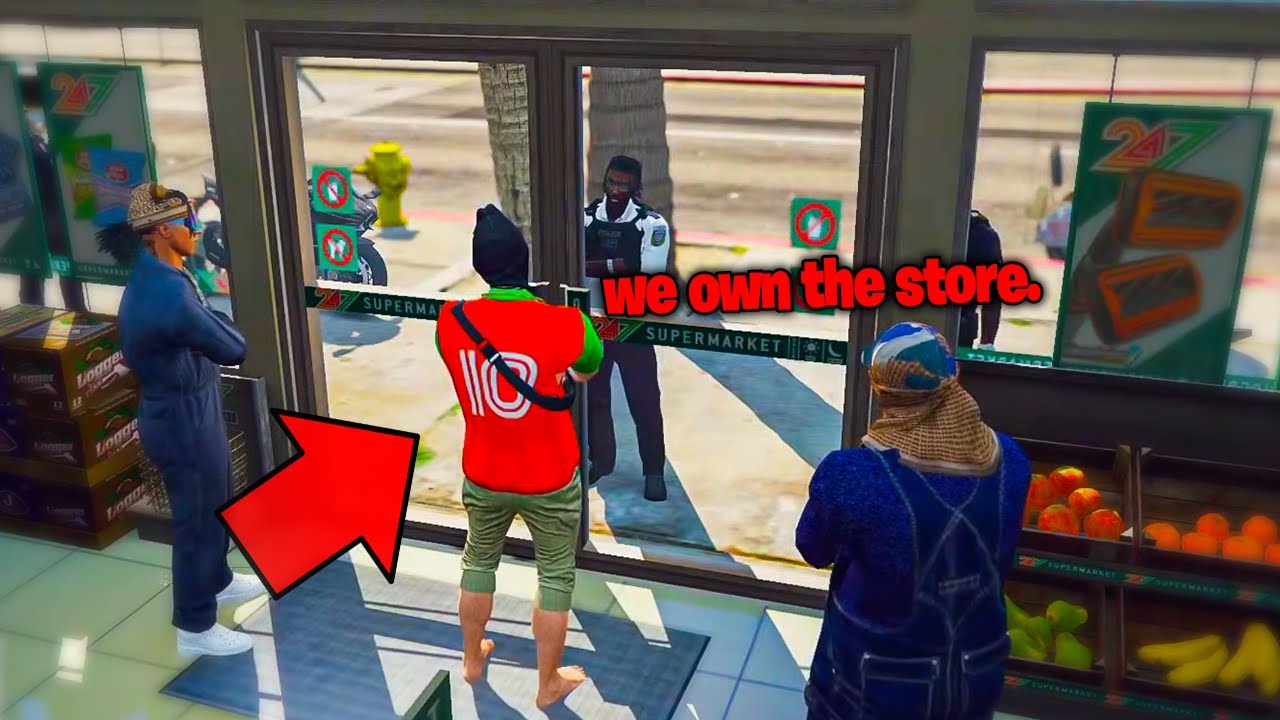 British Squeak Robs A Store.. Instantly Regrets It ft. BIG BUBBA GTA 5 ...