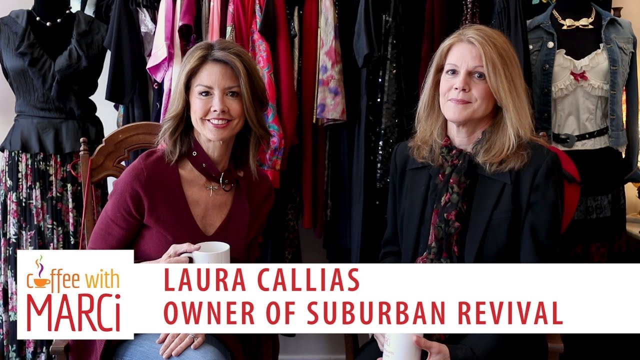 Coffee with Marci | Laura Callias, owner of Suburban Revival - YouTube