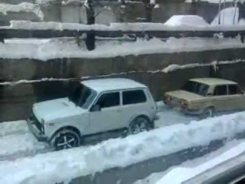 winter problems in Armenia, lada 06
