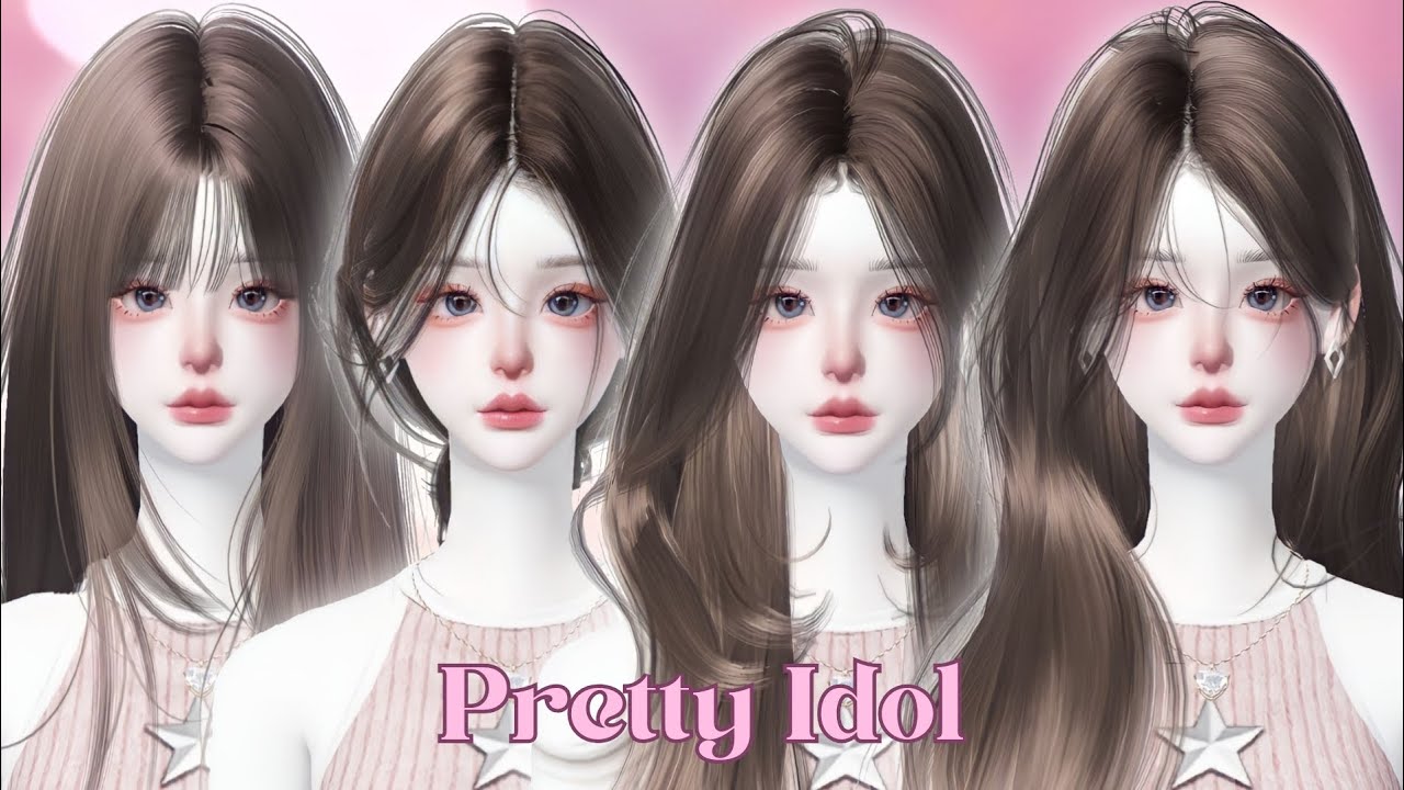 Zepeto Face Tutorial Pretty Idol Girl Face 🎀🩰 | Oplas Zepeto Girl ...