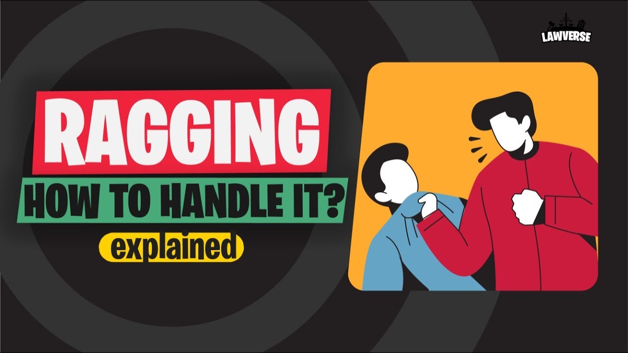 Ragging --How to handle smartly- India - YouTube