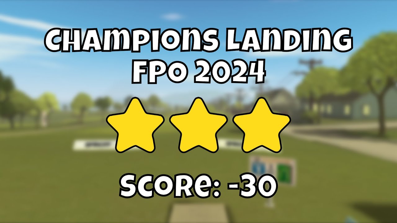 Champions Landing FPO 2024 | Disc Golf Valley - YouTube