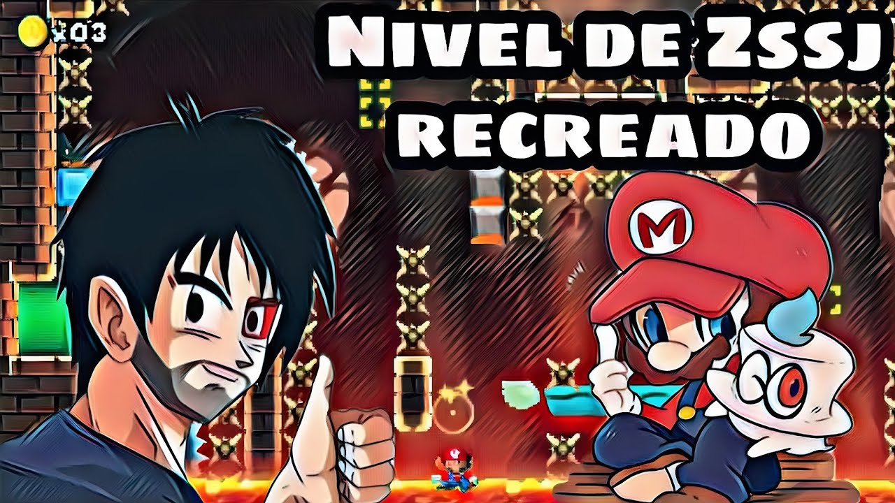 El Nivel de Zssj Recreado en Súper Mario Maker World Engine 3.2.3😱 # ...