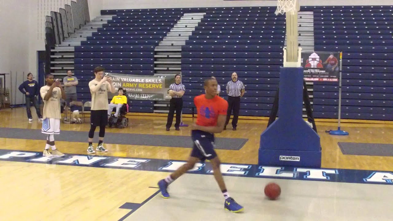 Dunk Contest - Scottie Lewis double-pump reverse dunk - YouTube
