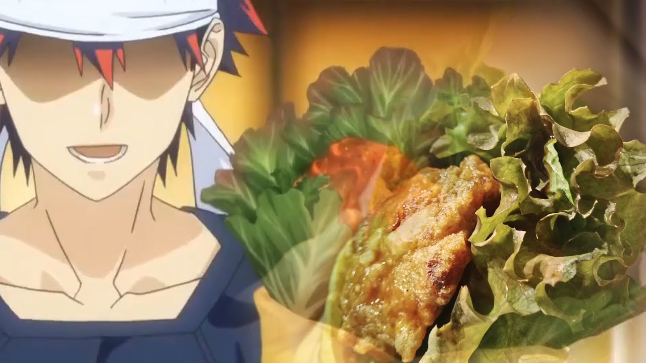 FOOD WARS REAL| Food Wars Roll - Chicken Karaage Roll |shokugeki no ...