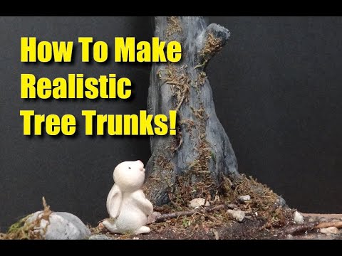 How To Make Large Realistic Tree Trunks - A Beginner's Guide In ...