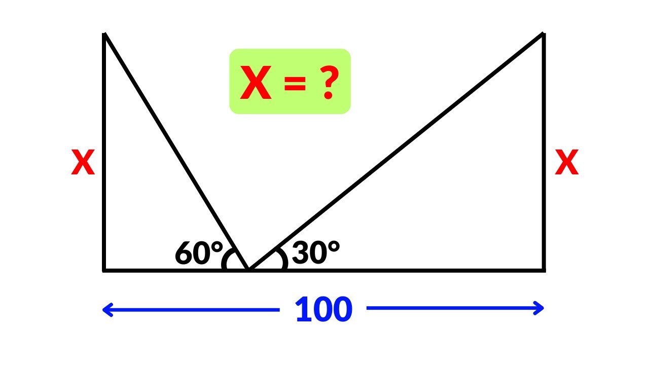 A Nice Geometry Problem | Find the value of X | 2 Methods - YouTube