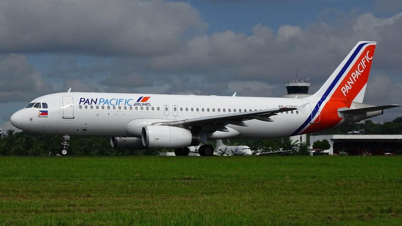 Pan Pacific Airlines Airbus A320 [RP-C7935] Takeoff 05 | Davao Airport ...