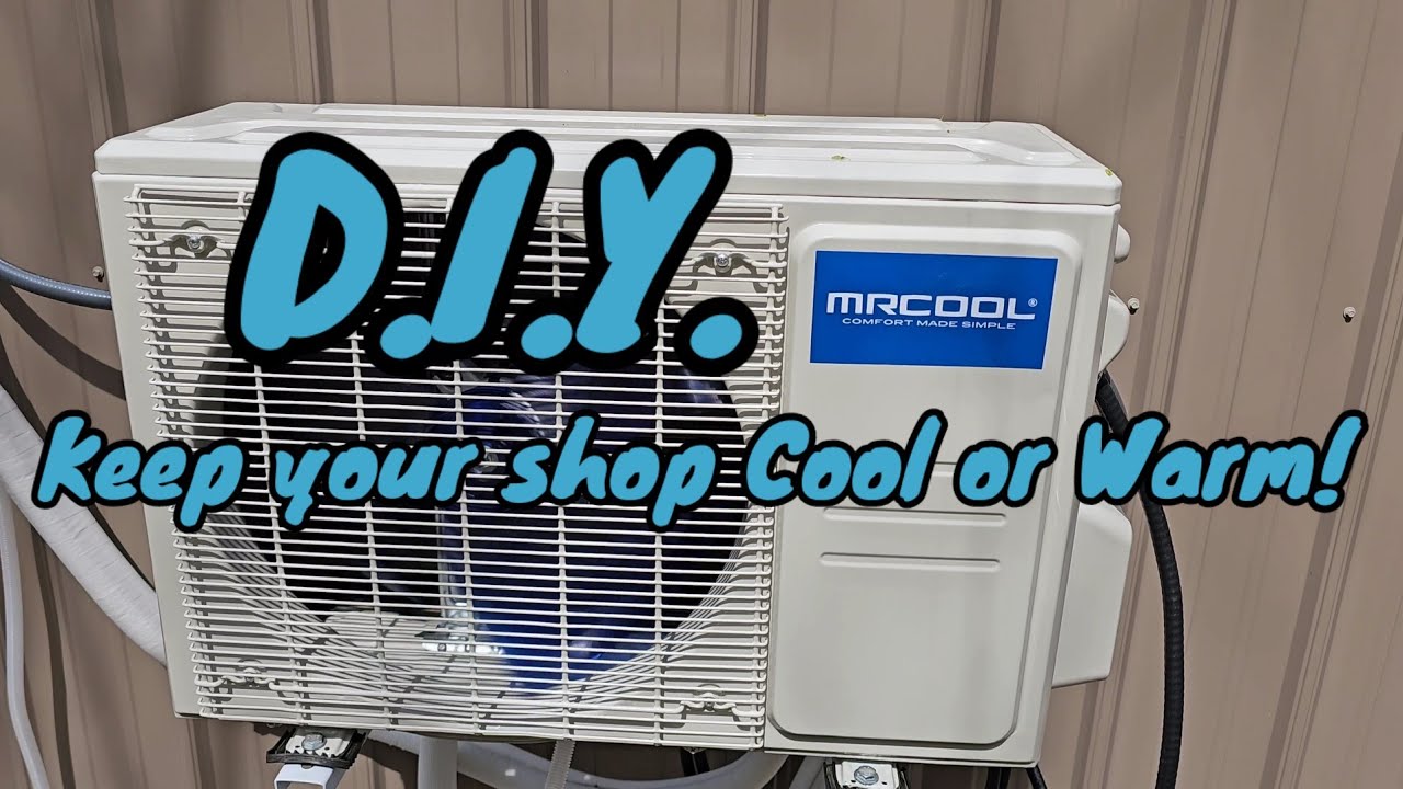Mr Cool mini split installation in the Klearz Casting Studio - YouTube