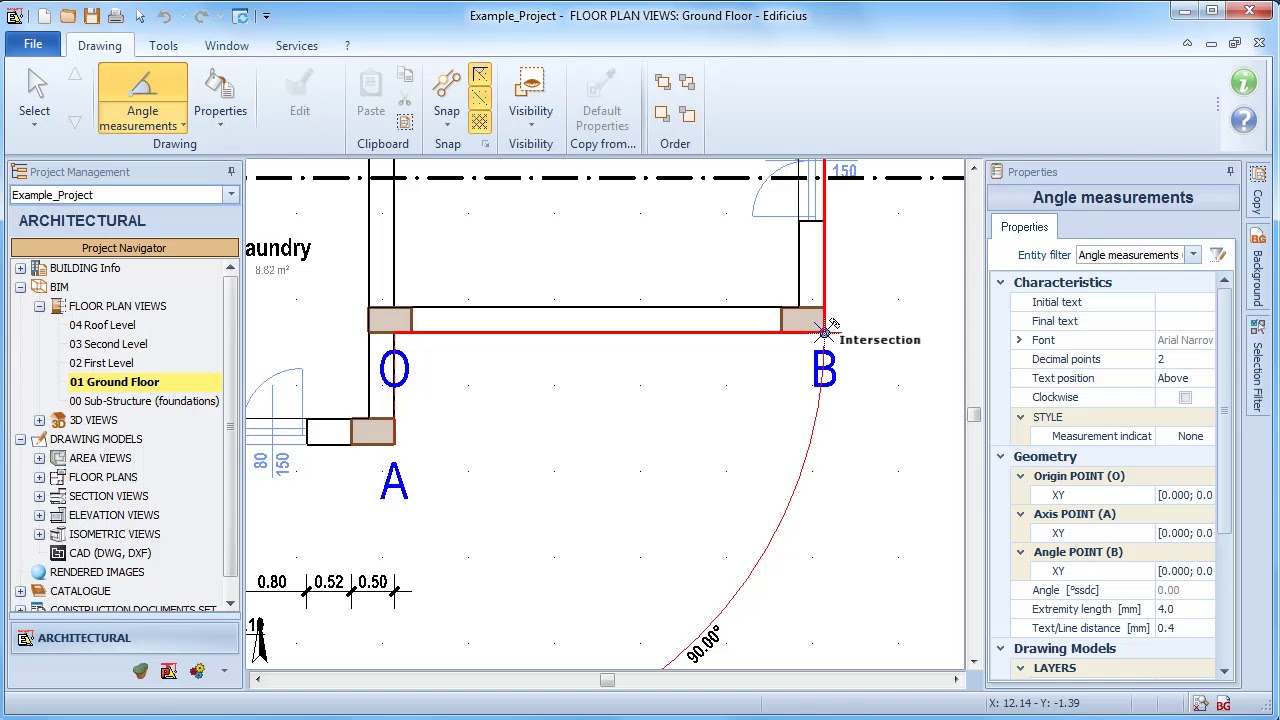 Edificius Tutorial - Measuring angles - ACCA software - YouTube
