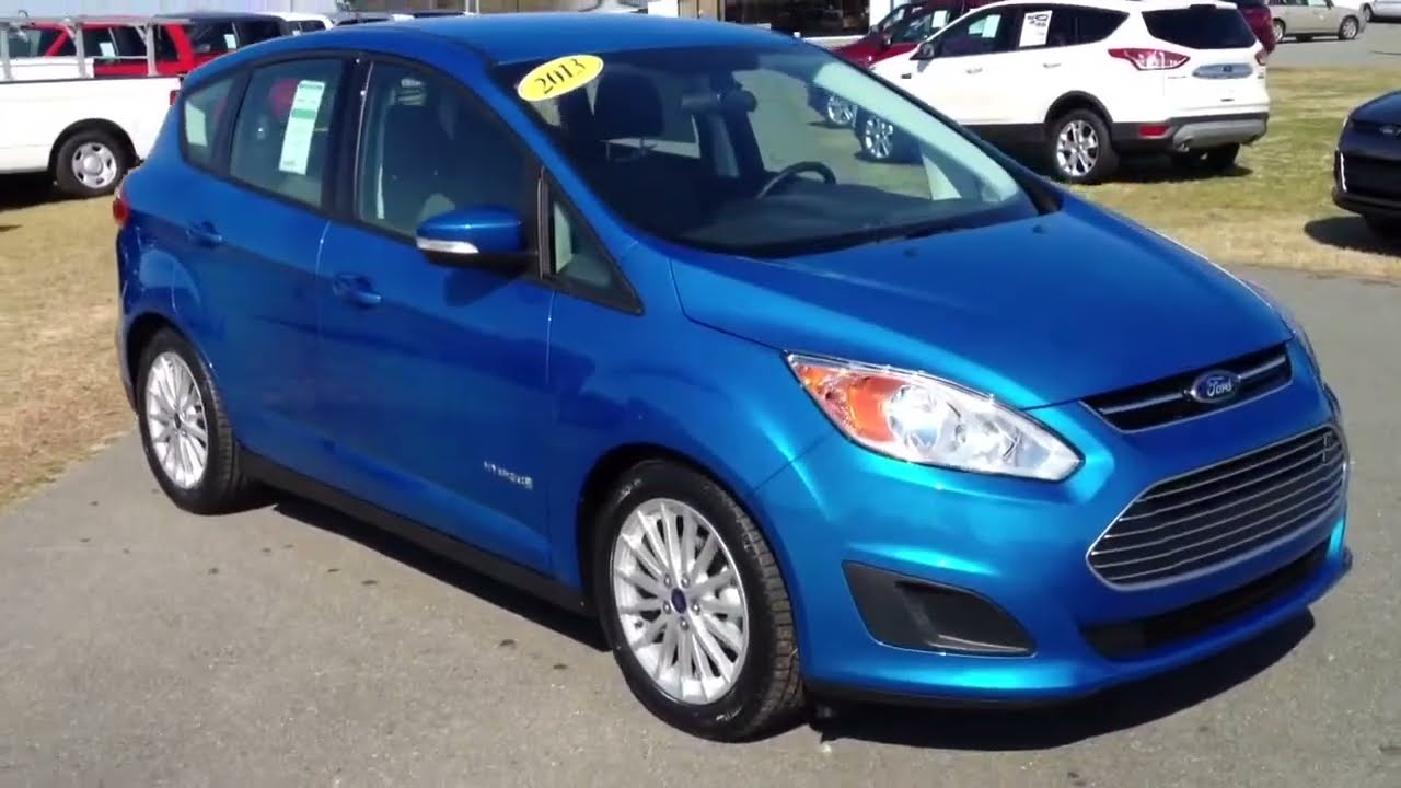 NEW 2013 Ford C-Max SE Hybrid Blue Candy - YouTube