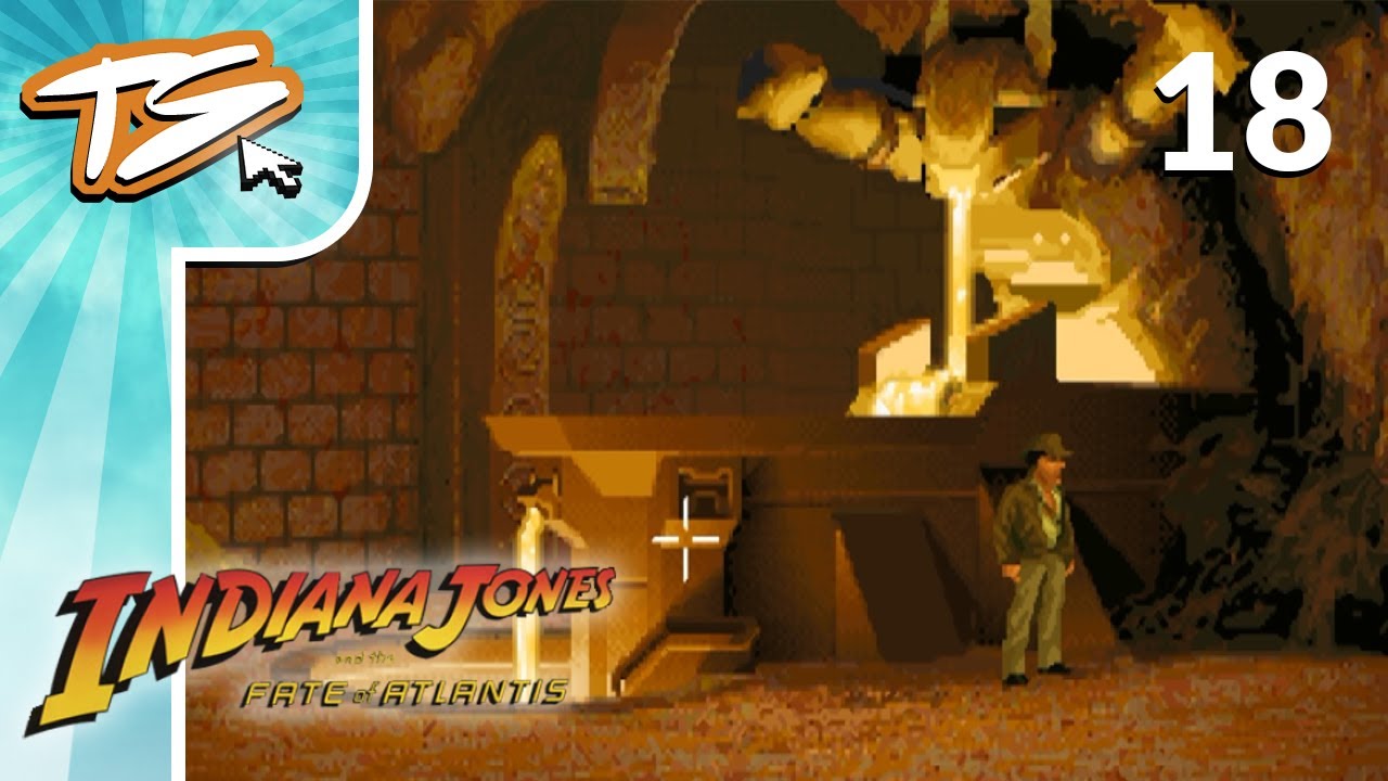 THE LAVA ROOM!! - INDIANA JONES AND THE FATE OF ATLANTIS (BLIND) #18 ...