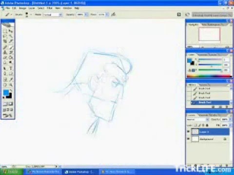 How to draw Superman in photoshop - YouTube
